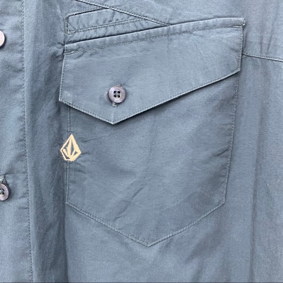 Volcom | Shirts | Volcom Corpo Class Mens Dress Shirt Blue | Poshmark